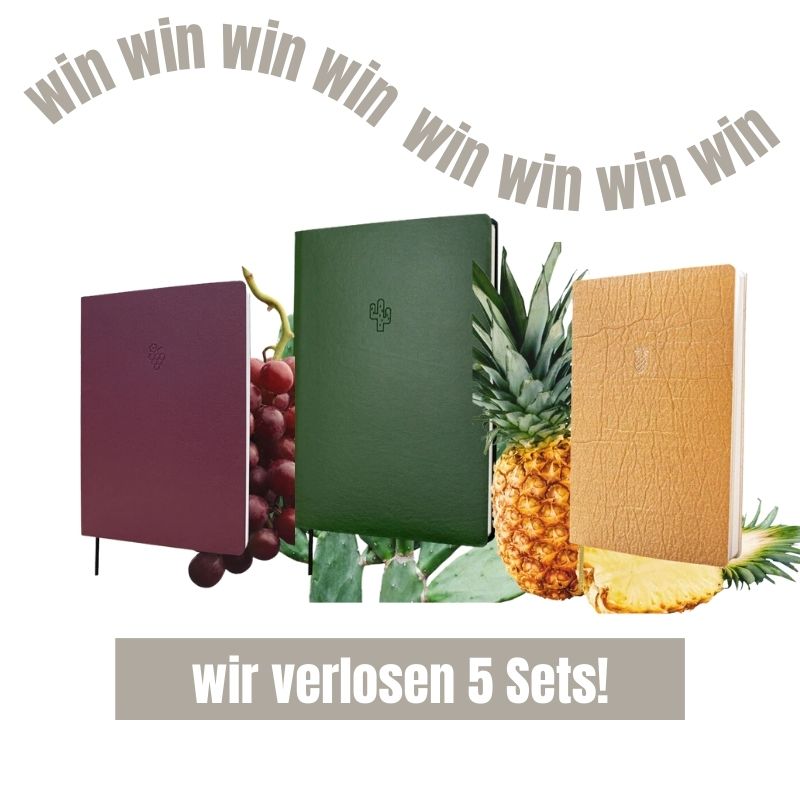 nachhaltige Notizbücher aus Pflanzenresten in der Schweiz hergestellt – JU Moment